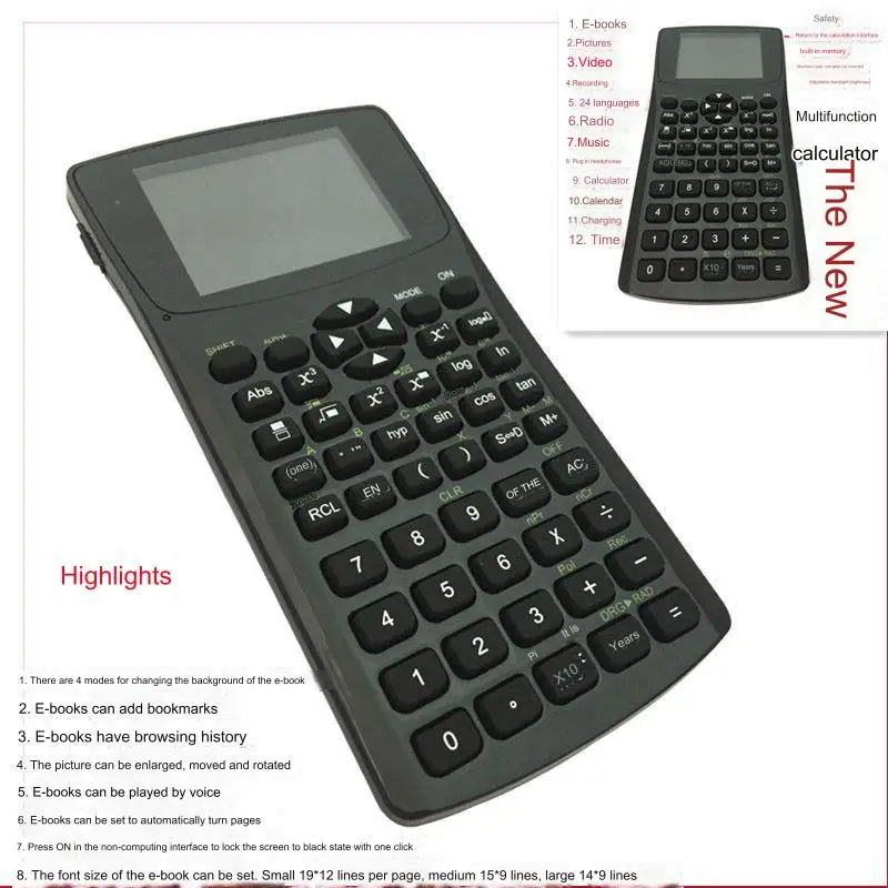 Intelligence Smart Folding Cheating Mini Calculators for Students
