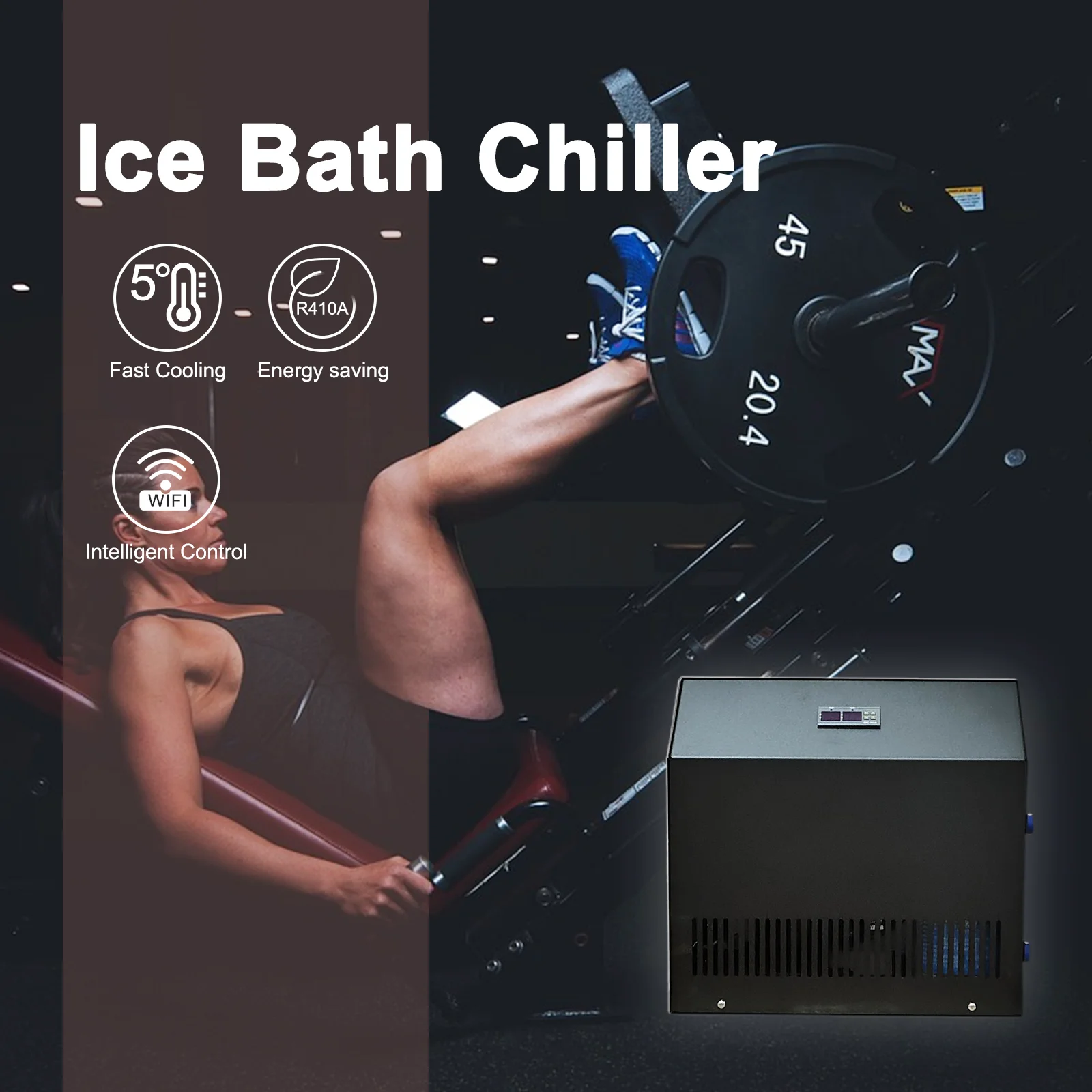 Upgrade New Design Iced Water Bath Machine Ice Bath Chiller For ...