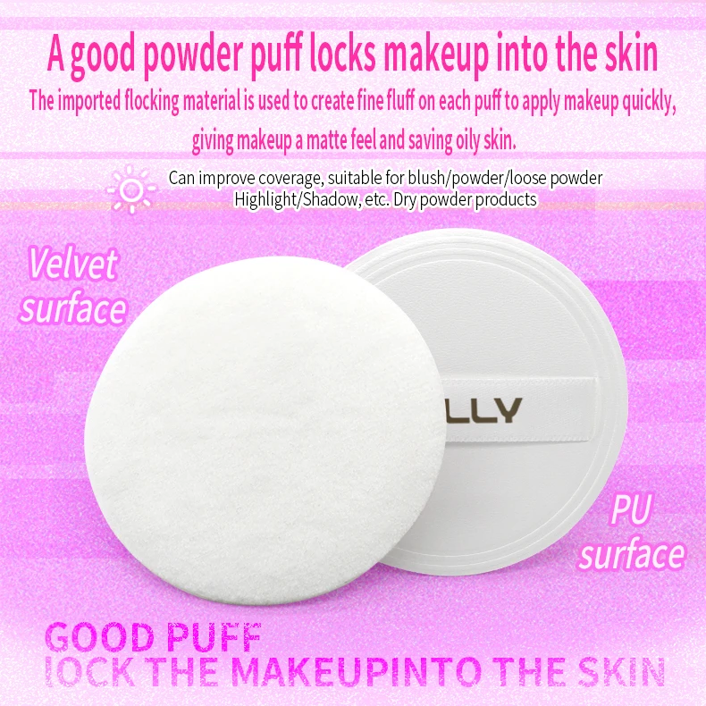 Wholesale Dry Use Makeup Puffs Custom Private Label High Quality Pu ...
