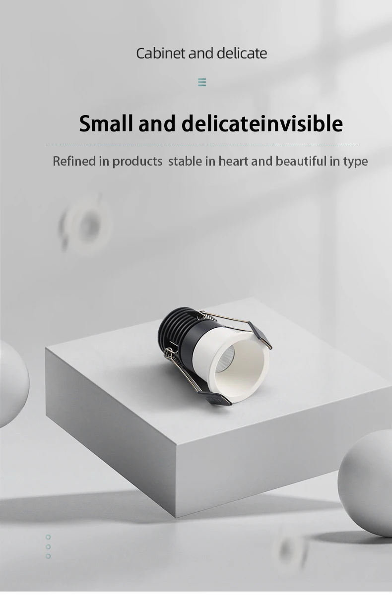 Surface Mounted Led Spotlight Without Main Light Lighting Design Anti ...