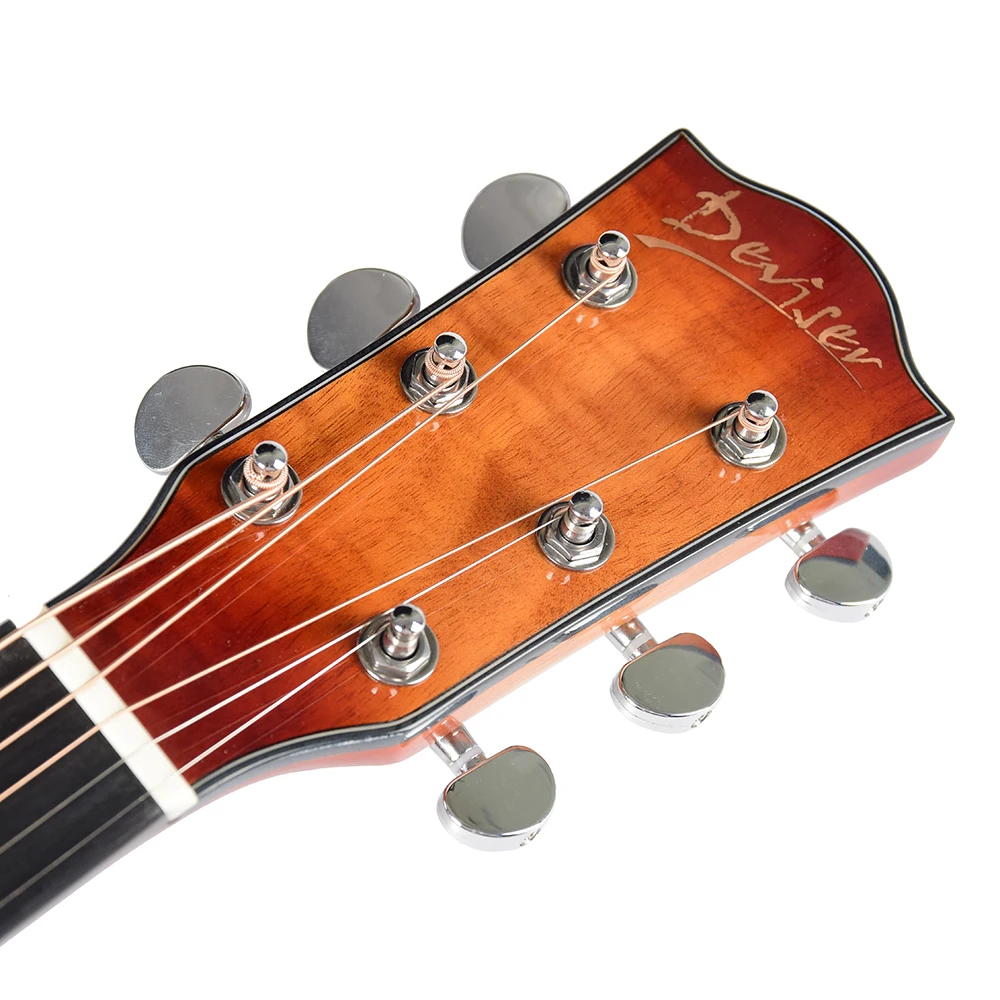 Deviser Stringed Musical Instruments Guitar Factory Solid Wood Acoustic ...