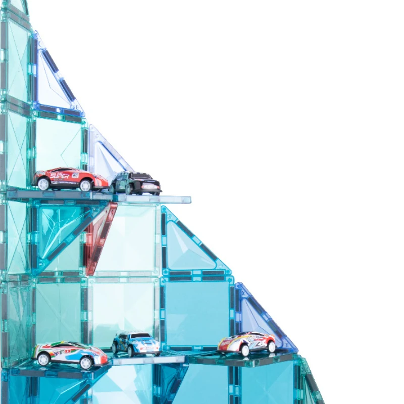 New Design Magic Magnetic Blocks Car Parking Kids Diy Toys 3d Magnetic ...