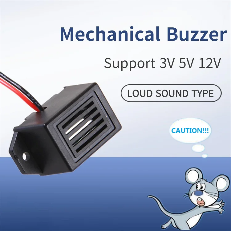 HYDZ 2315 12V Loud Mechanical Buzzer Special for Bird Rat Repellent ...