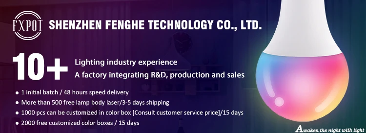 Fxpot Smart Led Light Cheap Price Remote Control Small Bulb E26 E27 B22 ...