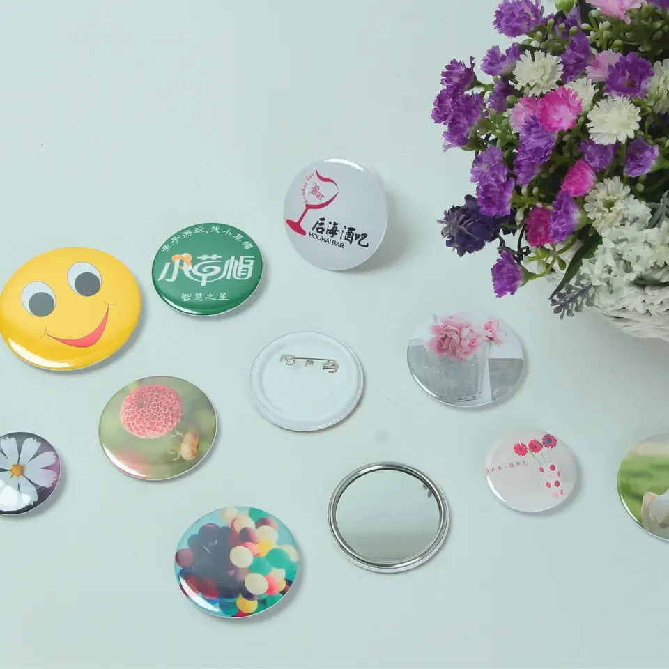 Automatic Pin Badge Maker Button Making Machine Pneumatic Badge Making ...