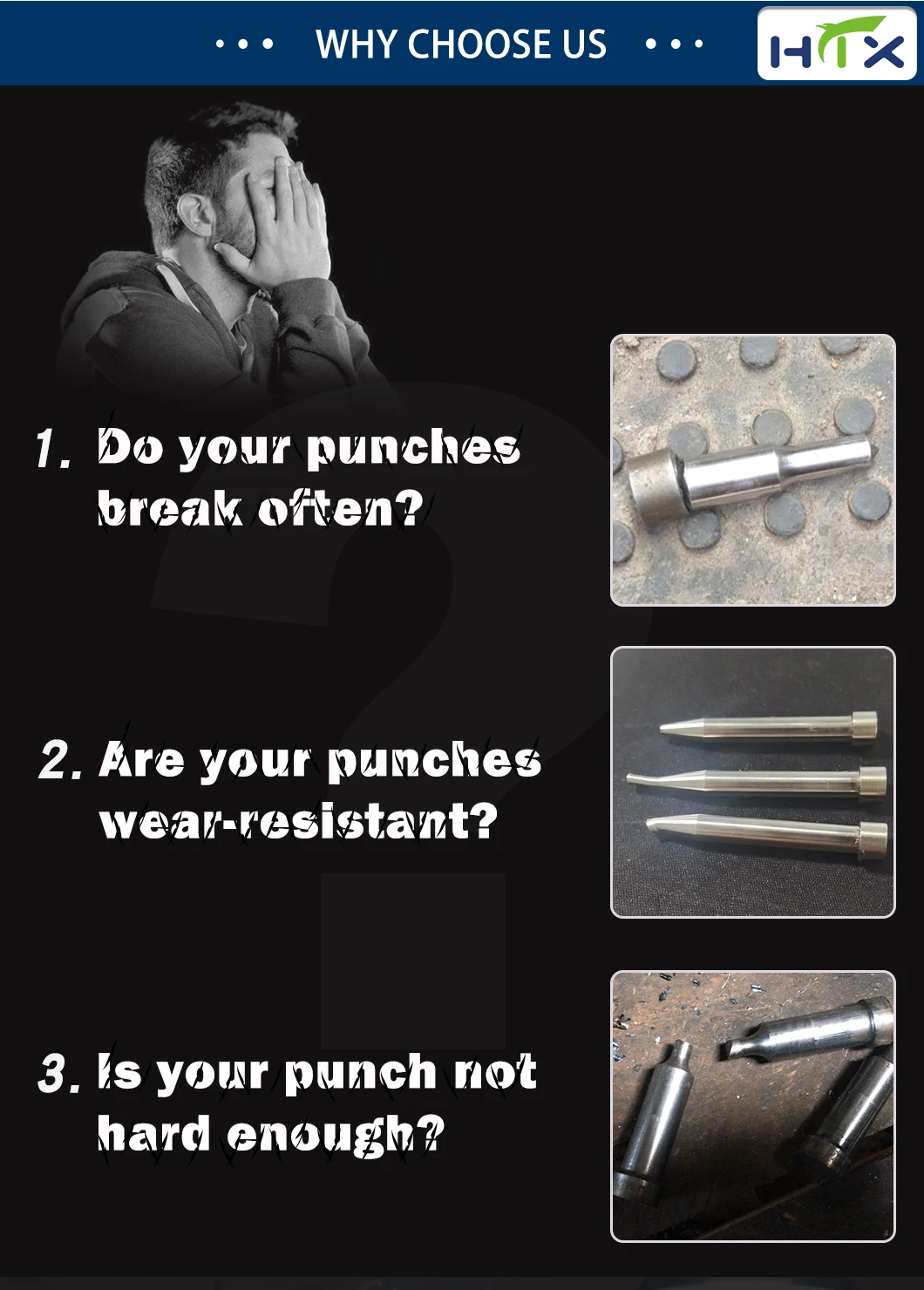 Standard Tolerance Round Pin Hole Punch Accessories