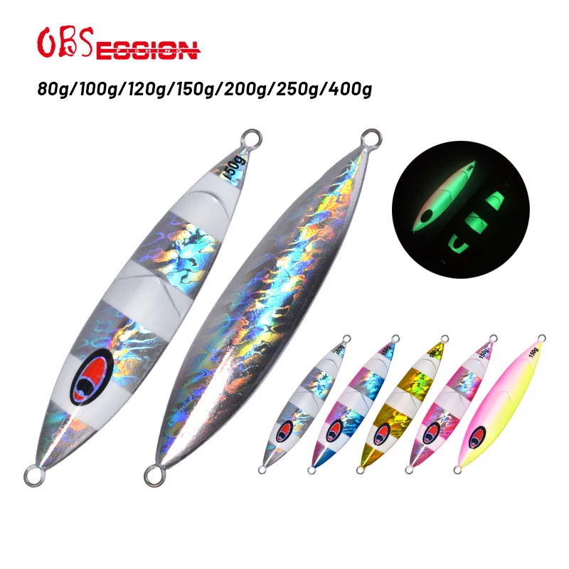 Jig 9# Luminous Bubble 80g 120g 150g 200g 250g Slow Fall Jigs Metal ...
