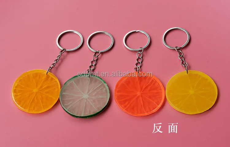 Cute Fruit Lemon Key Ring Decoration Craft For Key Chain Toy Handbag ...