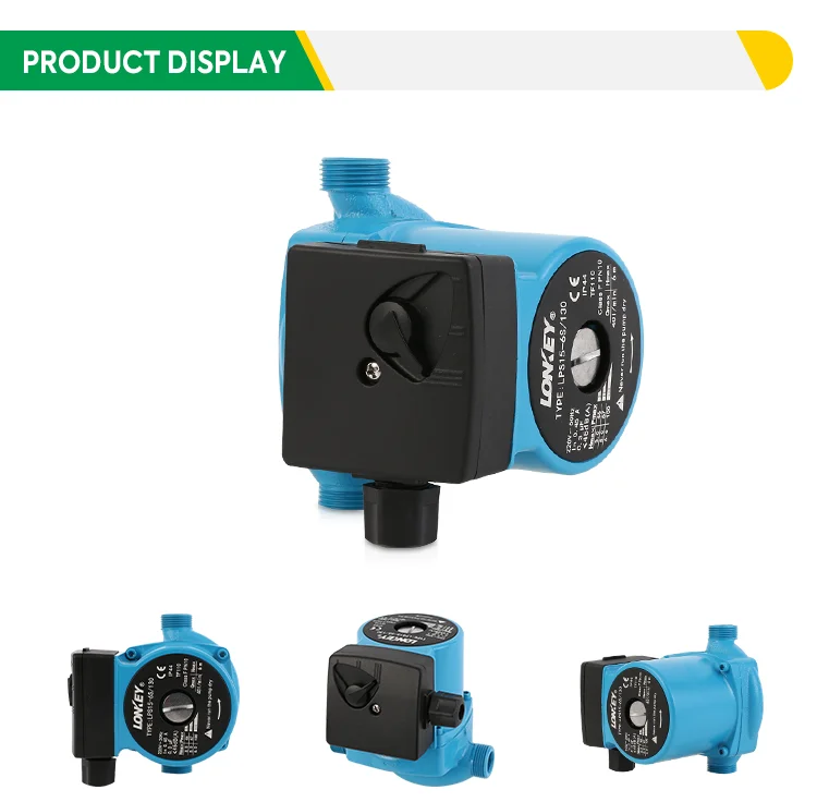 Three Speed Wet Rotor Circulation Pump Electronic Hot Warm Water ...