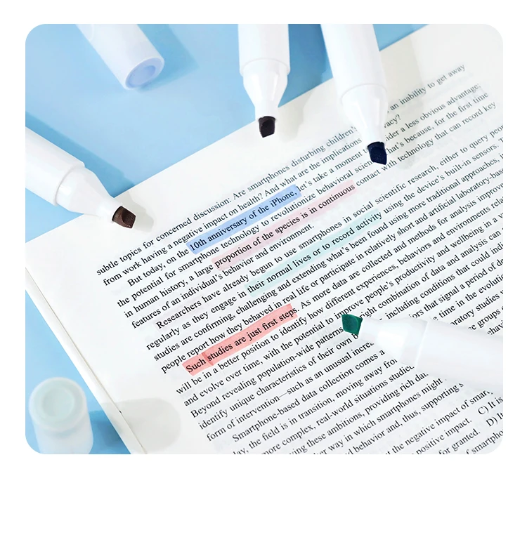 4-piece Highlighter Set - Cute, Creative, and Versatile