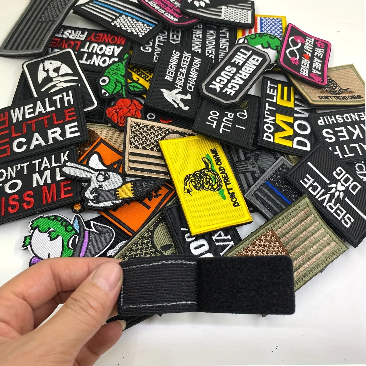 Customizable 3d Patch character tactical embroidery Flag logo Patches ...