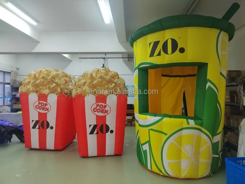 Giant Inflatable Popcorn Bucket - Perfect for Party Decor