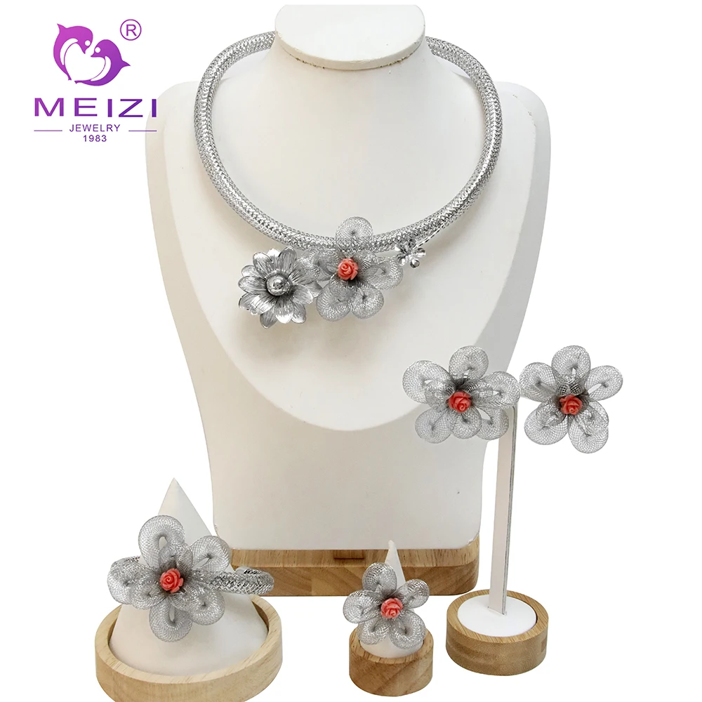 MEIZI JEWELRY Plated 24K Original Fine Jewelry Necklaces for Ladies ...
