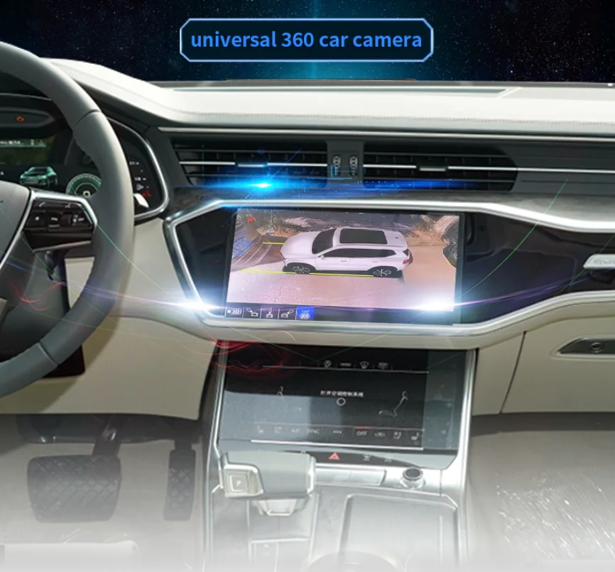 360 Degree Car Camera System All Round Dash Cam Panoramic 4 Channels ...