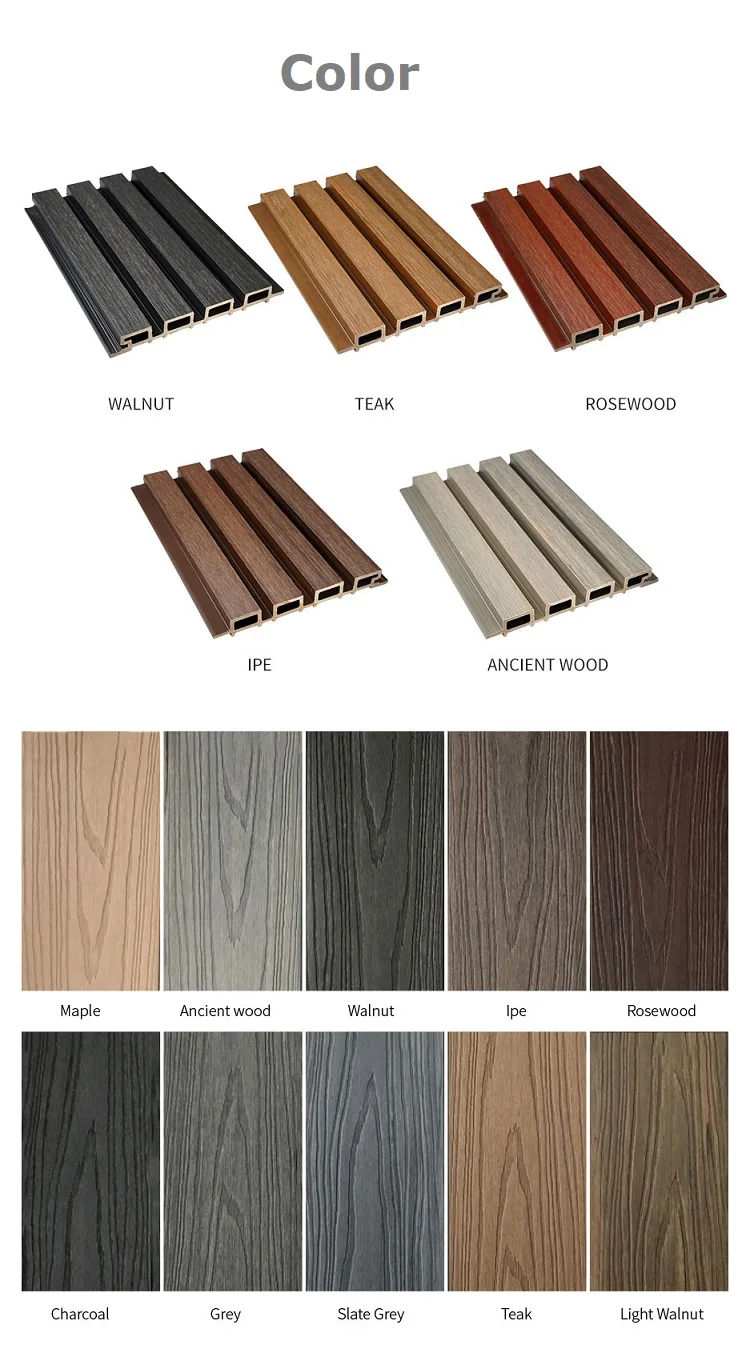 Outdoor Waterproof WPC Fluted Wall Panels - Durable & Stylish