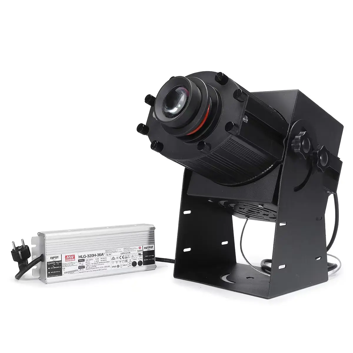 320W Safety Warning Guide Text Projection Light Industrial Plant Crane ...