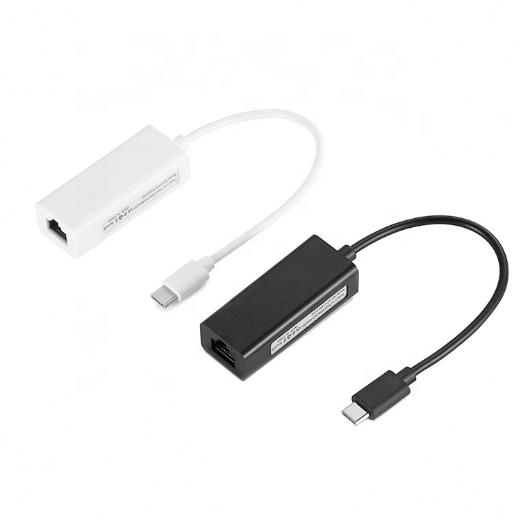 100mbps Gigabit Usb Type C To Rj45 Ethernet Lan Network Adapter Plug ...