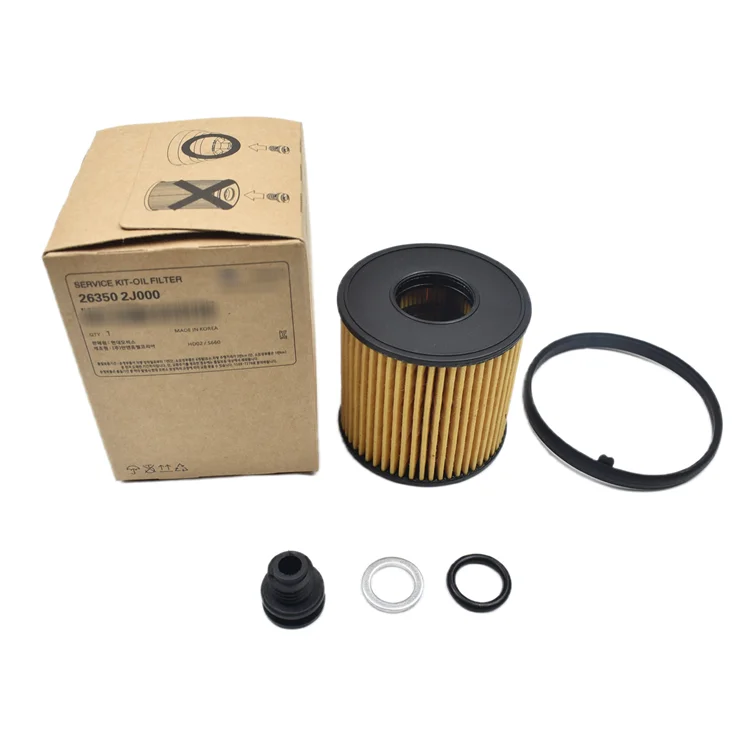 Auto Oil Filter Oem 263502j000 26350-2j000 For Hyundai Sonata Ix35 ...