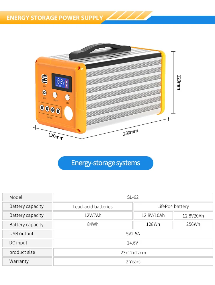 Outdoor Charging Portable Dc Output Solar Generator Portable Power ...