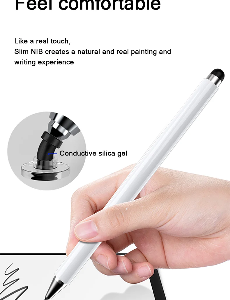 2in1 High Precision Sensitivity Stylus Pen for All Touch Screens