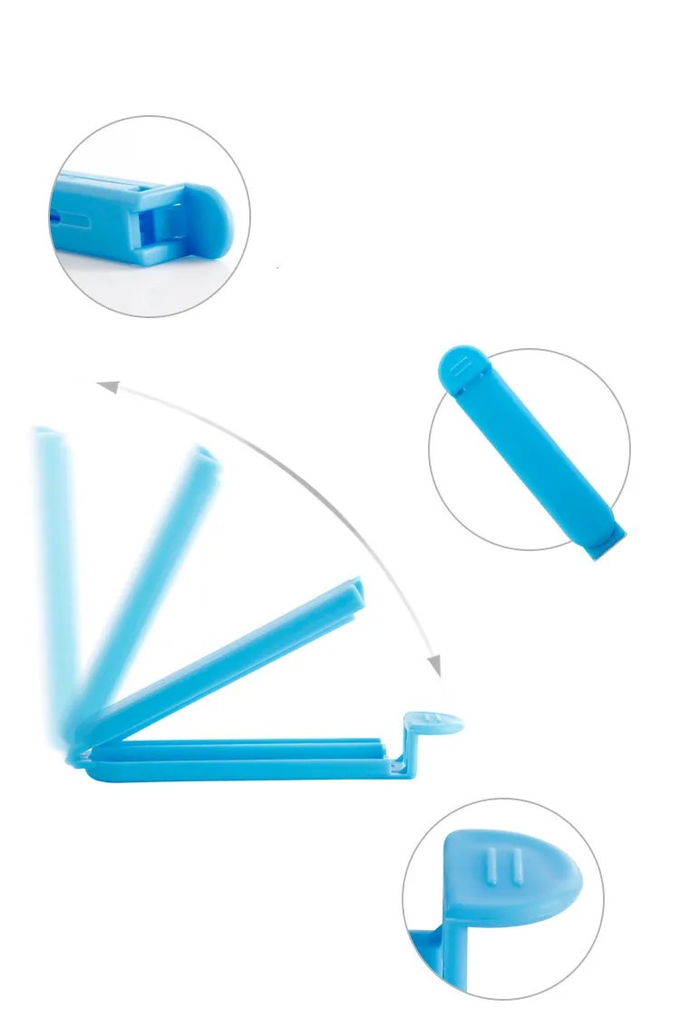 Plastic Bag Closing Clips - Seal Food Snack Bags Securely
