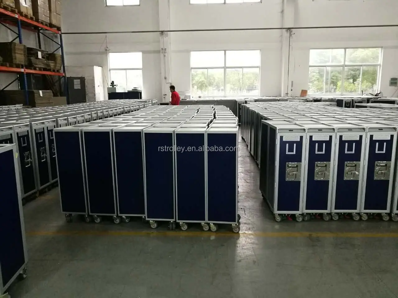 Aluminum Half Size Airline Aviation Aircraft Galley Cart