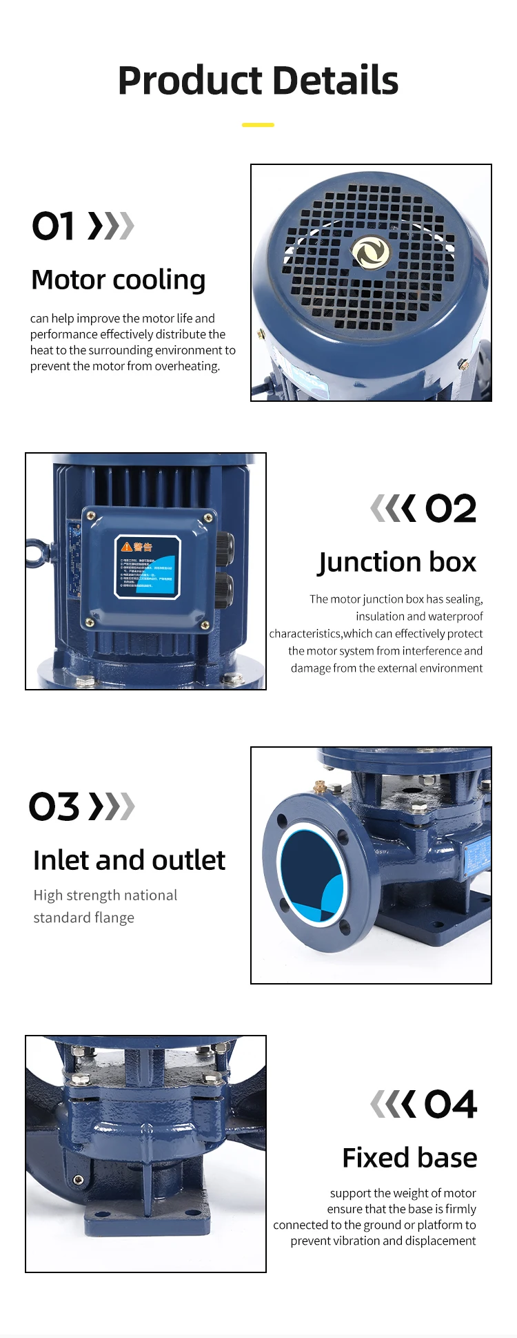 IRG Electric Centrifugal Water Pump for Industrial Pumping | OEM