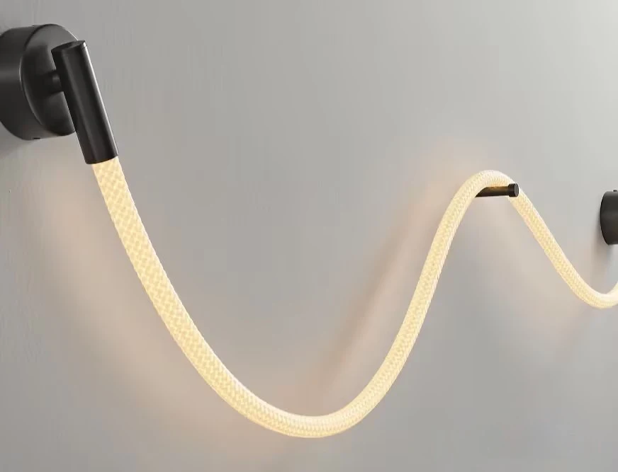 360 Degree LED Neon Rope Light 16mm 2700K 4000K 6000K Terylene Textile ...