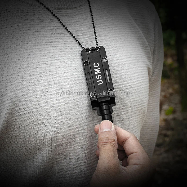 Stainless Steel Blade Mini Neck Knife - Portable & Versatile