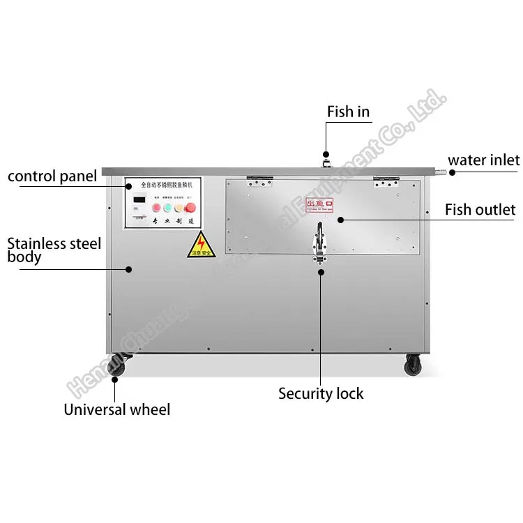 Shaved Fish Scales Small Fish Processing Machine Sent Cleaning Fish ...