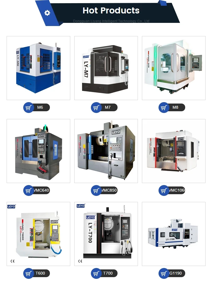 LEYO Syntec Lnc Controller 3 4 5 Axis Cnc Milling Machine Vmc Machine ...