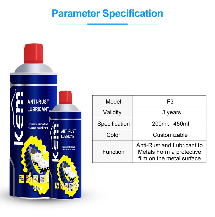 Preventing Rusting Penetrating Oil Rust Remover Spray Anti-rust ...