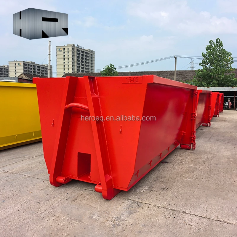 Modular Design Waste Bin Roro Container Hook Lift Bin Roll on Roll off ...