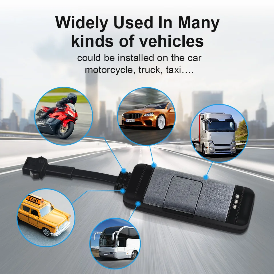 Small GPS Tracker for Motorcycle - Real-Time Positioning
