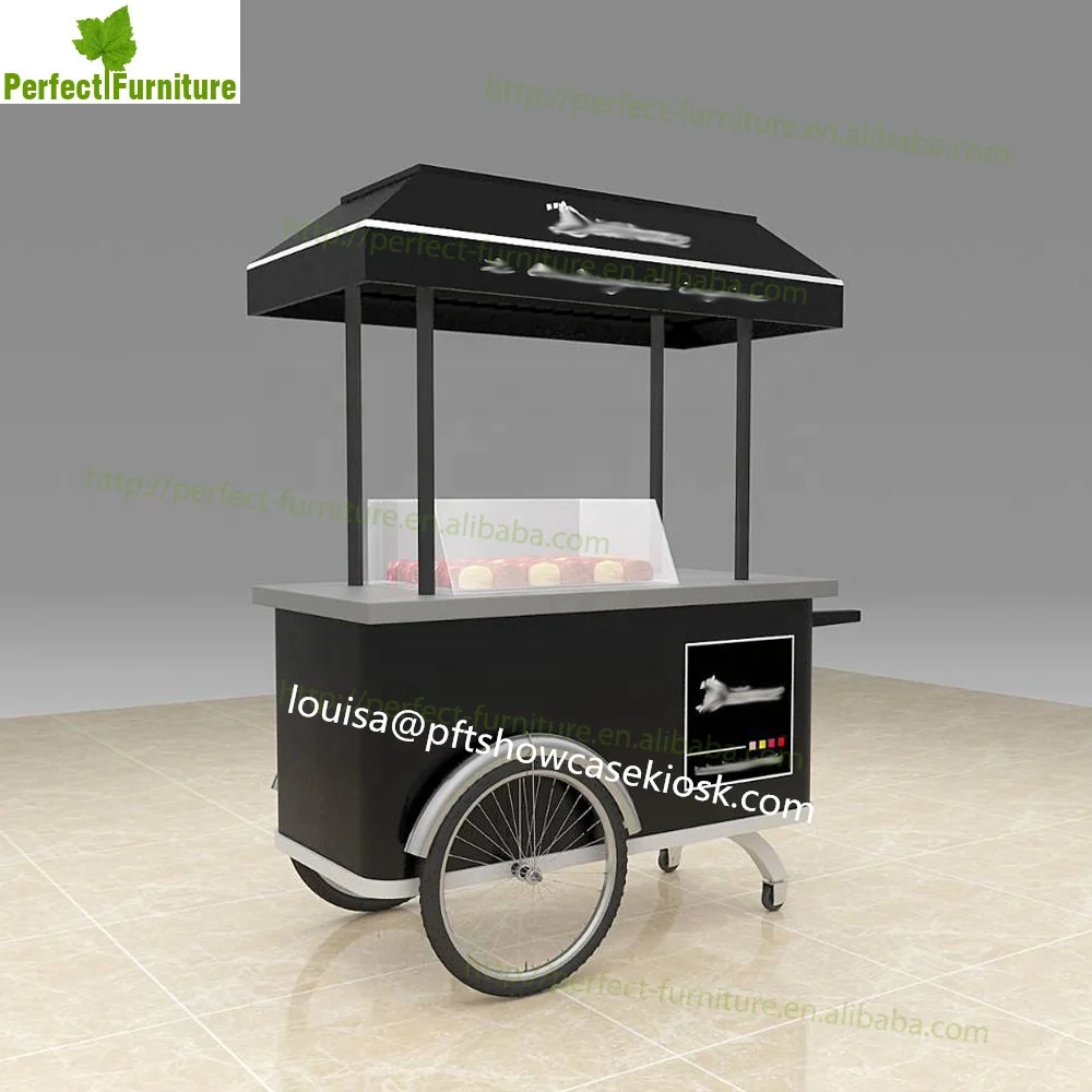 Outdoor Mobile Commercial Furniture - Street Snack Bike Food Cart
