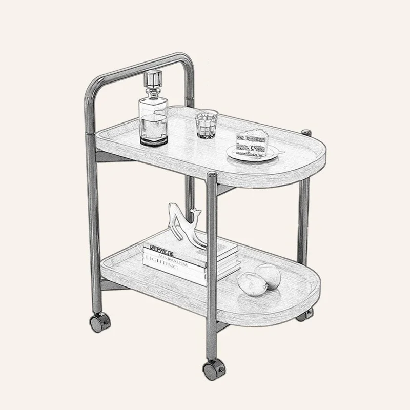 Versatile Movable Side Table - Stylish Storage Solution