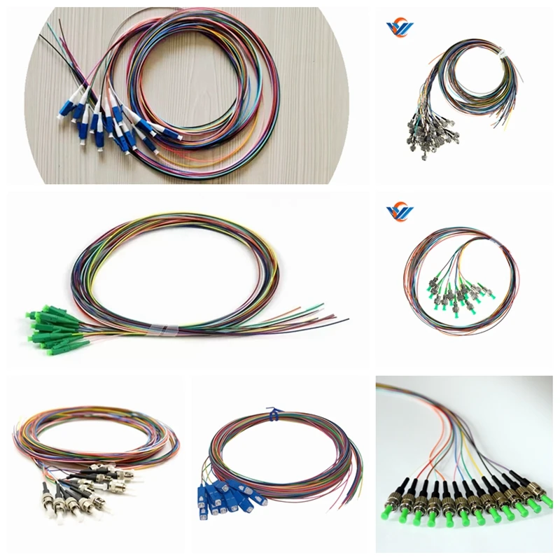 Ftth 0.9mm 12 Core St Upc Single Mode/multimode Simplex Fiber Optic ...