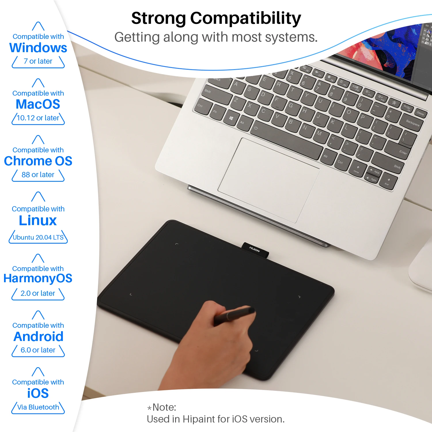 Huion Inspiroy Frego L310 L610 Wireless Graphic Tablet