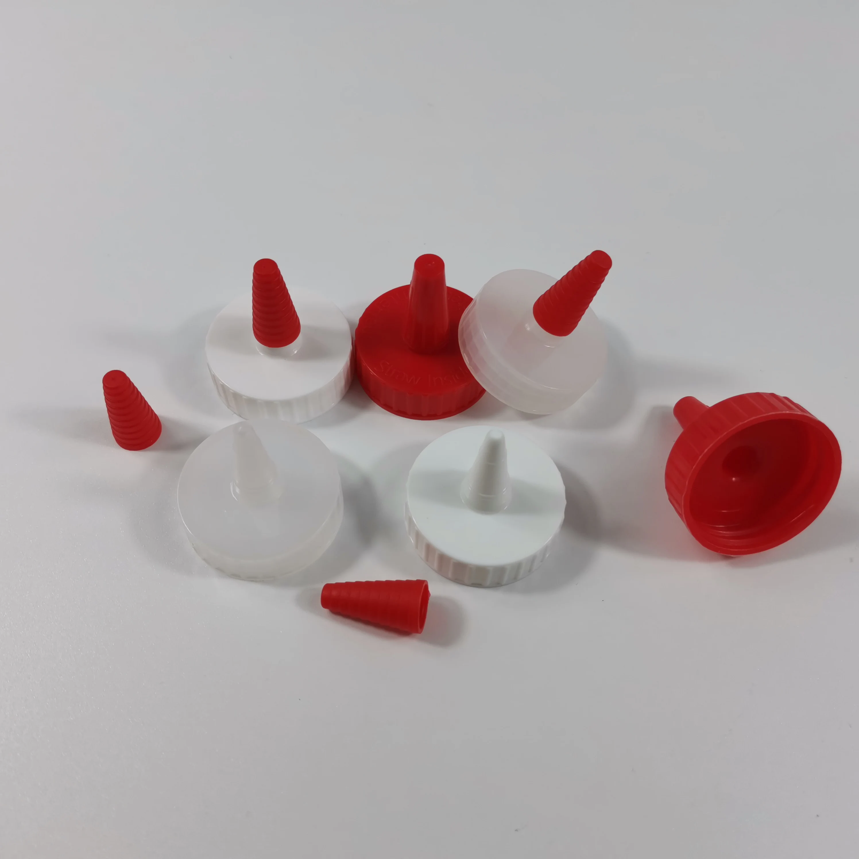 Plastic cap manufacturer custom 38/400 mm sauce bottle lids glue bottle ...