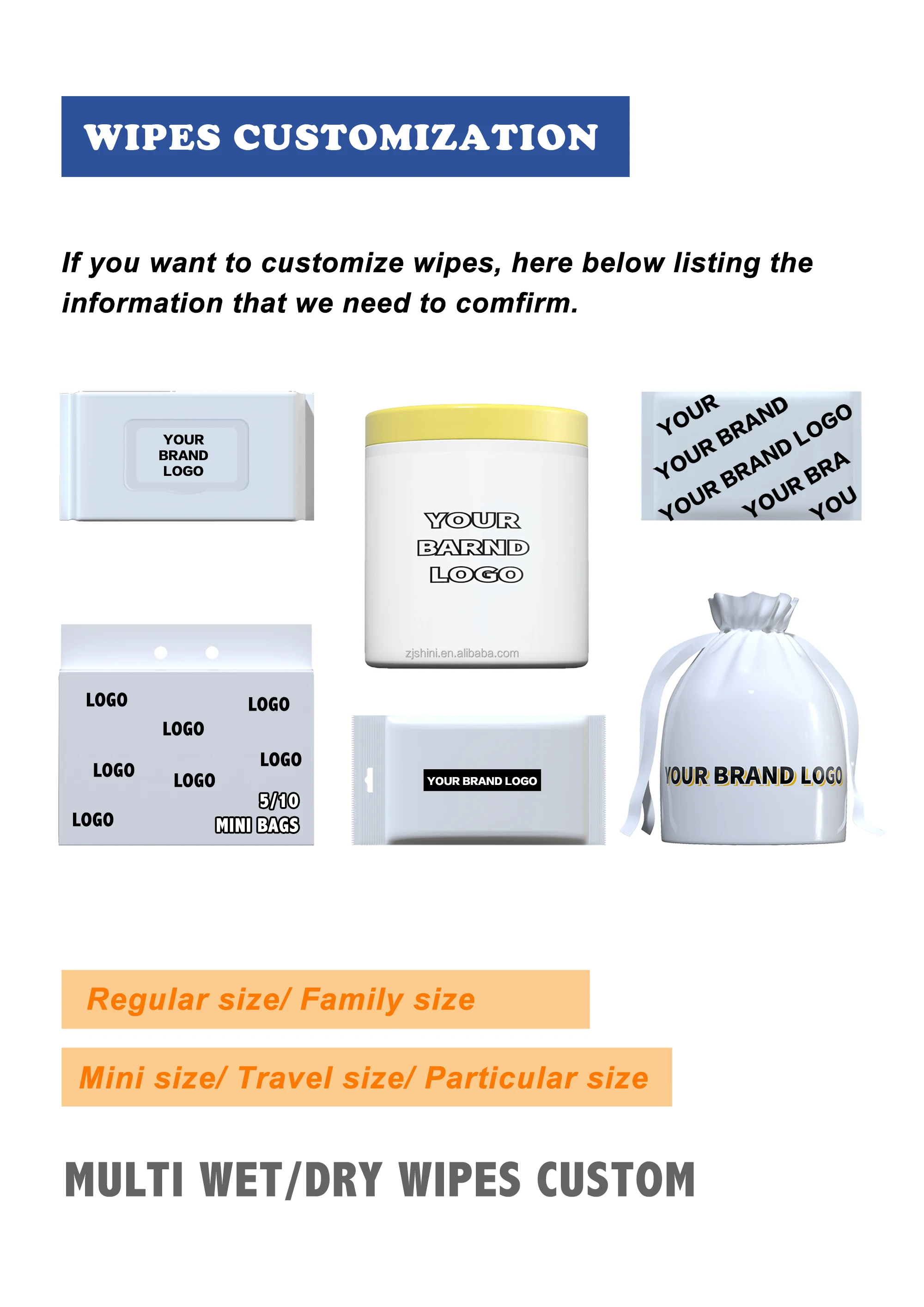 High Quality Single Packed Hand Wipes Custom Hand Wipes with logo ...