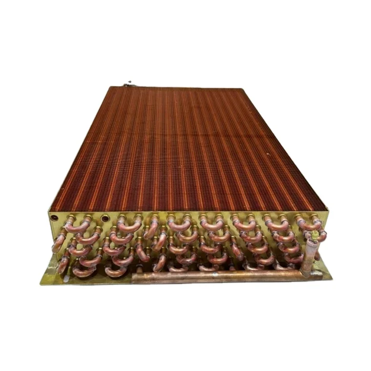 All Copper Evaporator Coil Epoxy Coated Heat Exchangers Brass Condenser ...