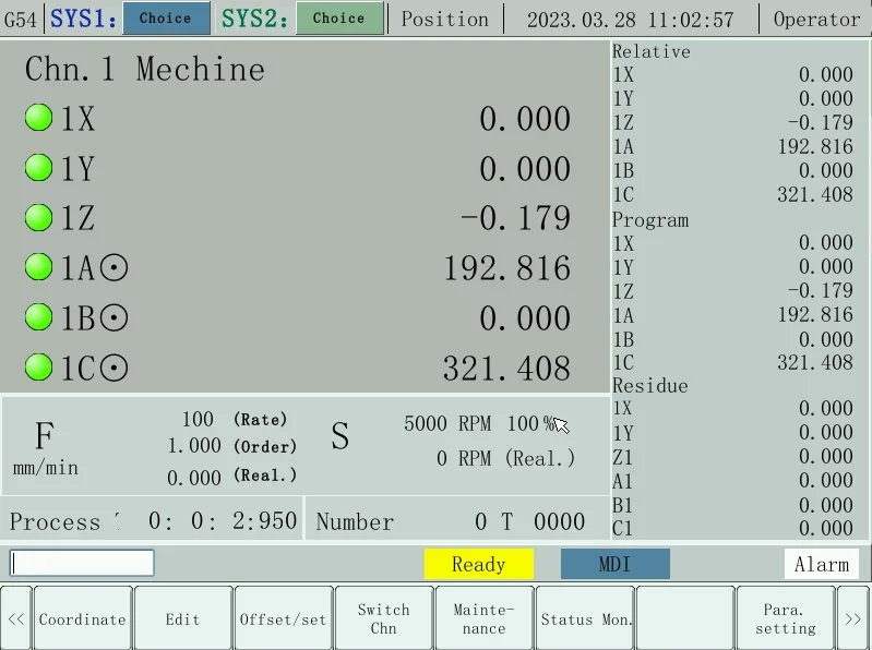 10.4 Inch Open Numerical Lathe Cnc Controller Rtcp Function For 5 Axis ...