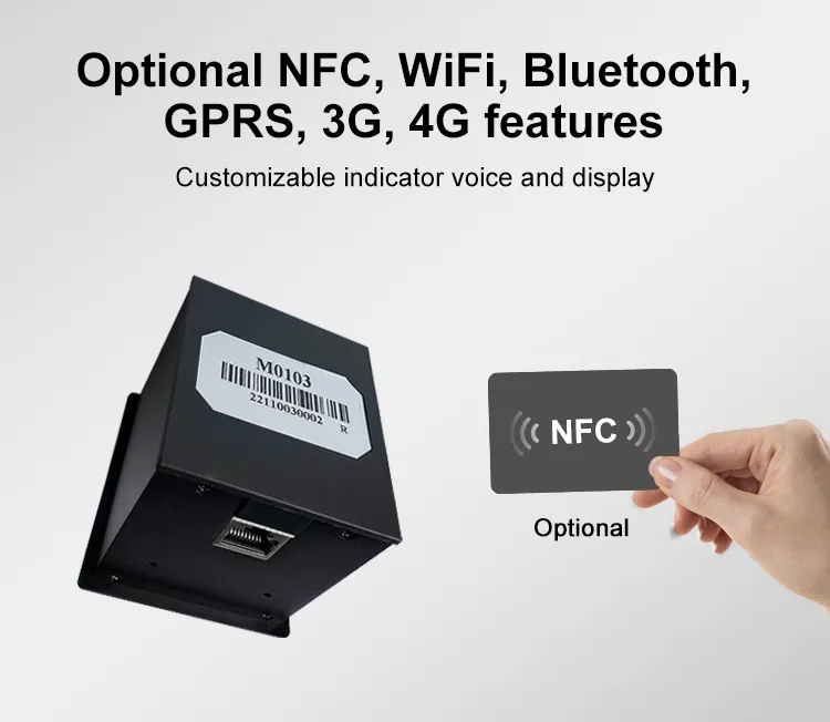 OEM 2D QR Code Scanner Module RJ45 Wiegand RS232 RS485 Fixed Mount ...