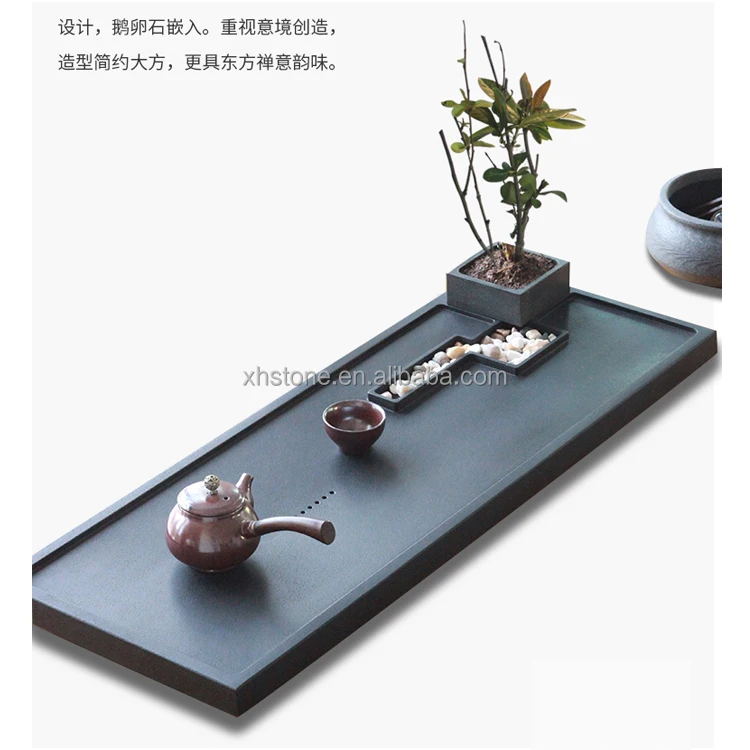 Eco-friendly Chinese Tea Trays - Hand Carved Natural Stone