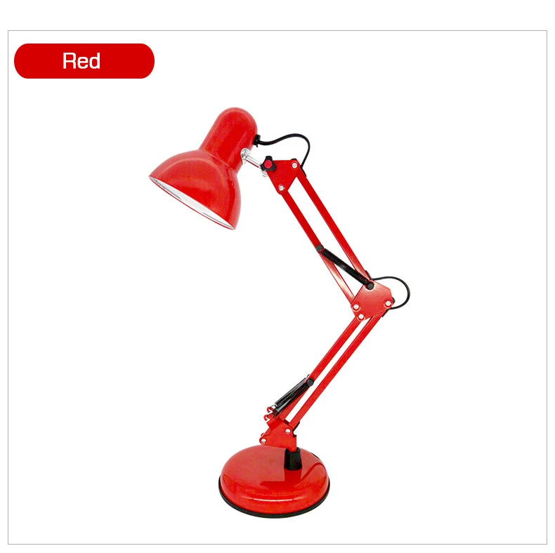 Modern Folding Iron Long Arm Led Bedroom Desk Reading Light Desk Lamp ...