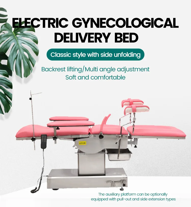 Hospital Operating Table for Gynecology Diagnosis and Pelvic ...