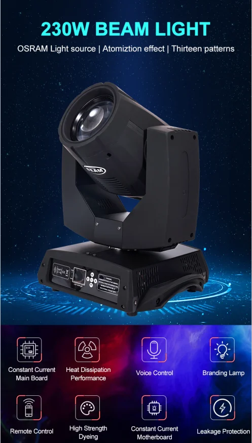 380w Moving Head 230w 280w 350w 380w Stage Light Dmx512 Dj Lights ...
