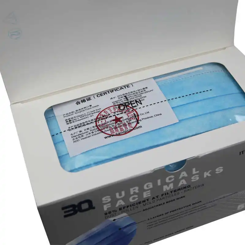 Pack Of 2000 Protective 3-ply Breathable Comfortable Elastic Ear Loop ...