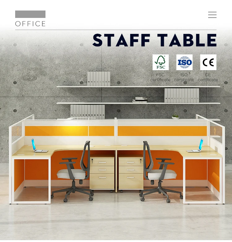 Modular Cubicle Partition Screen Workstation Office Soundproof ...