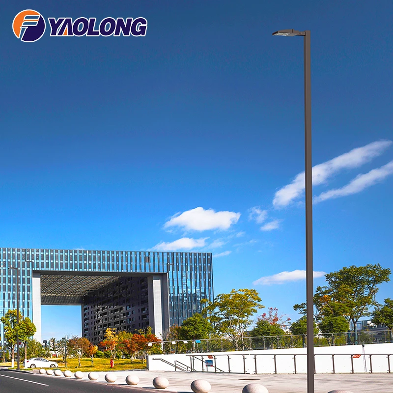 New Design Square Shape Lighting Pole Home Garden Use Lamp Pole 4m 5m ...